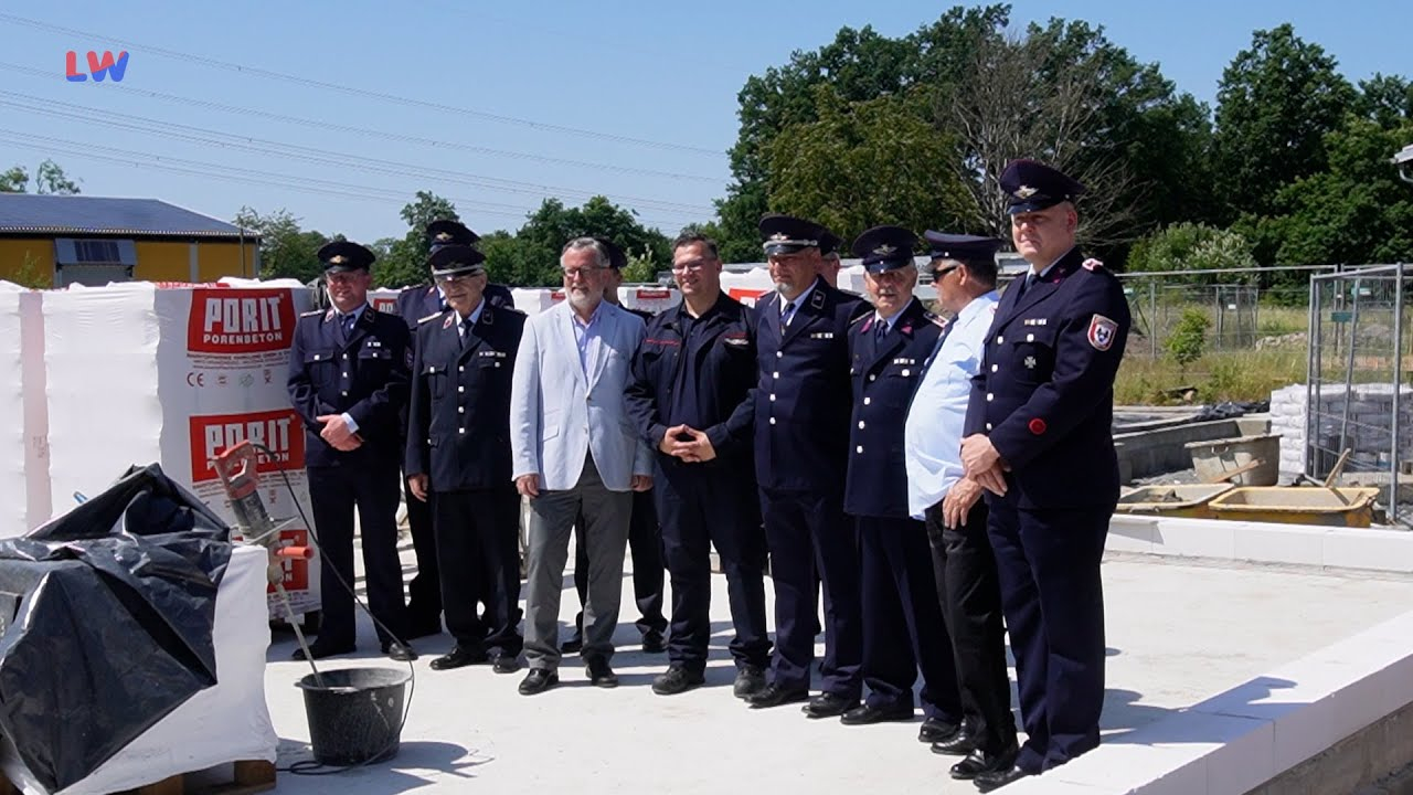 Königswartha OT Wartha: Grundsteinlegung für neues Feuerwehrhaus ...